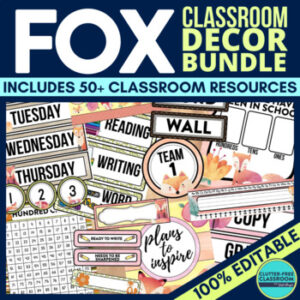 Fox Classroom Theme Ideas for Elementary Teachers in 2024 - Teaching ...