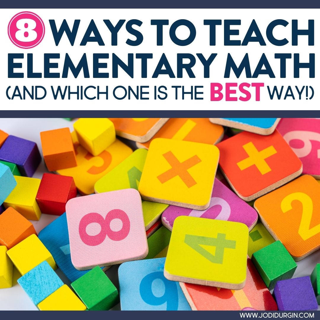 8 Types Of Instructional Strategies For Teaching Math Grades 1 5 In 2023 Clutter Free 