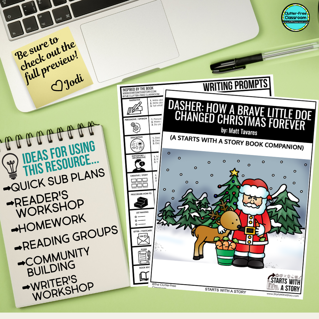 Dasher: How A Brave Little Doe Changed Christmas Forever Activities and ...