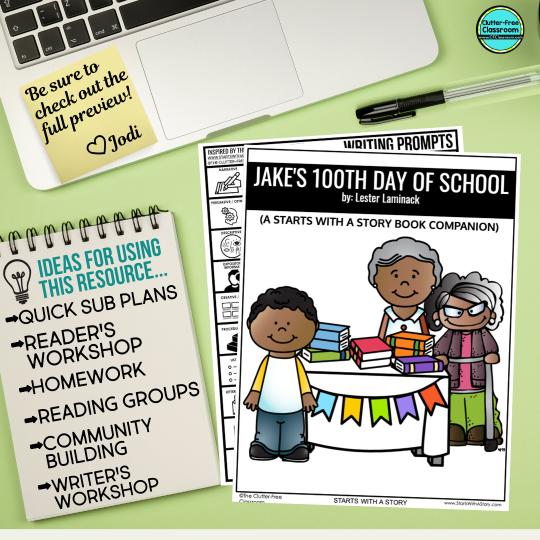 Jake's 100th Day of School Activities and Lesson Plans for 2025 ...
