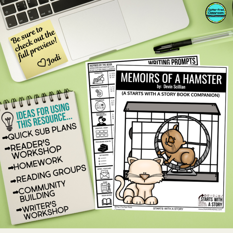 Memoirs of a Hamster Activities and Lesson Plans for 2025 - Teaching ...