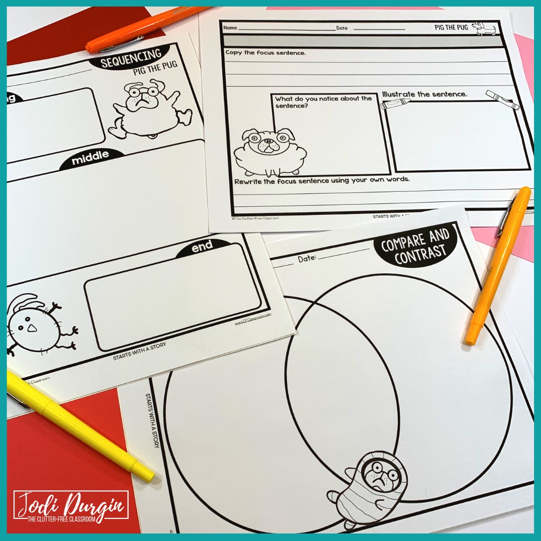 Pig The Pug Activities and Lesson Plans for 2025 - Teaching with Jodi ...