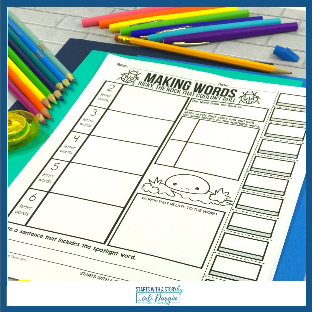 Ricky, The Rock That Couldn't Roll Activities and Lesson Plans for 2025 ...