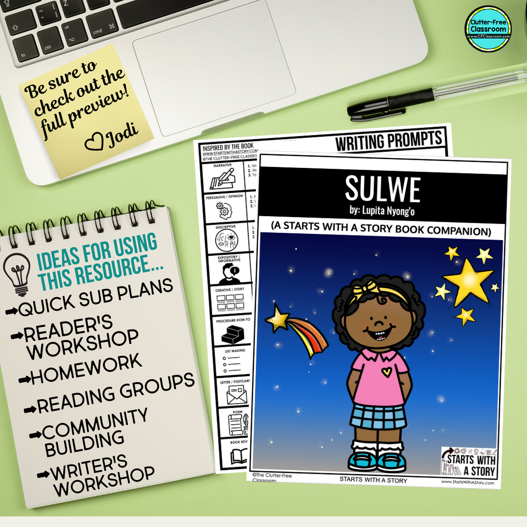 Sulwe Activities and Lesson Plans for 2025 - Teaching with Jodi Durgin ...