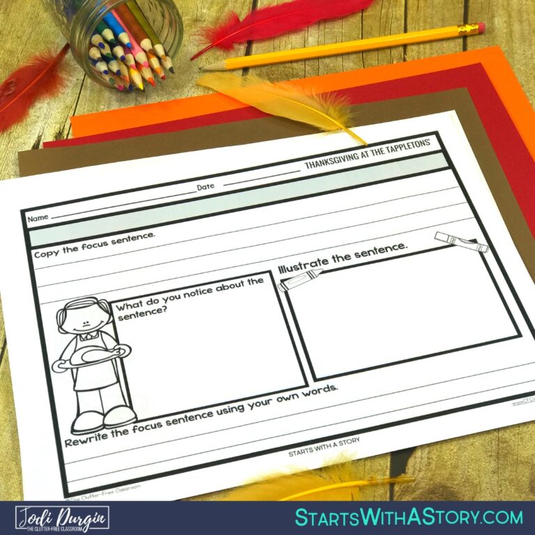 Thanksgiving at The Tappletons' Activities and Lesson Plans for 2024 ...