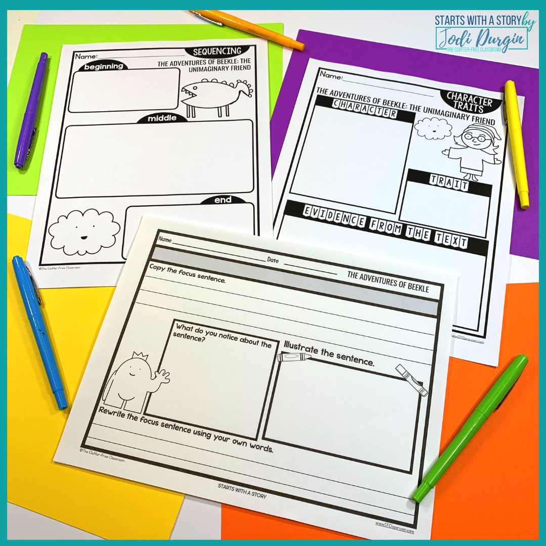 The Adventures Of Beekle: The Unimaginary Friend Activities and Lesson ...