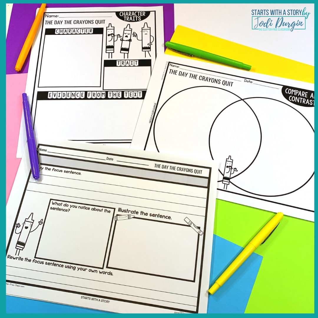 The Day The Crayons Quit Activities and Lesson Plans for 2025 ...