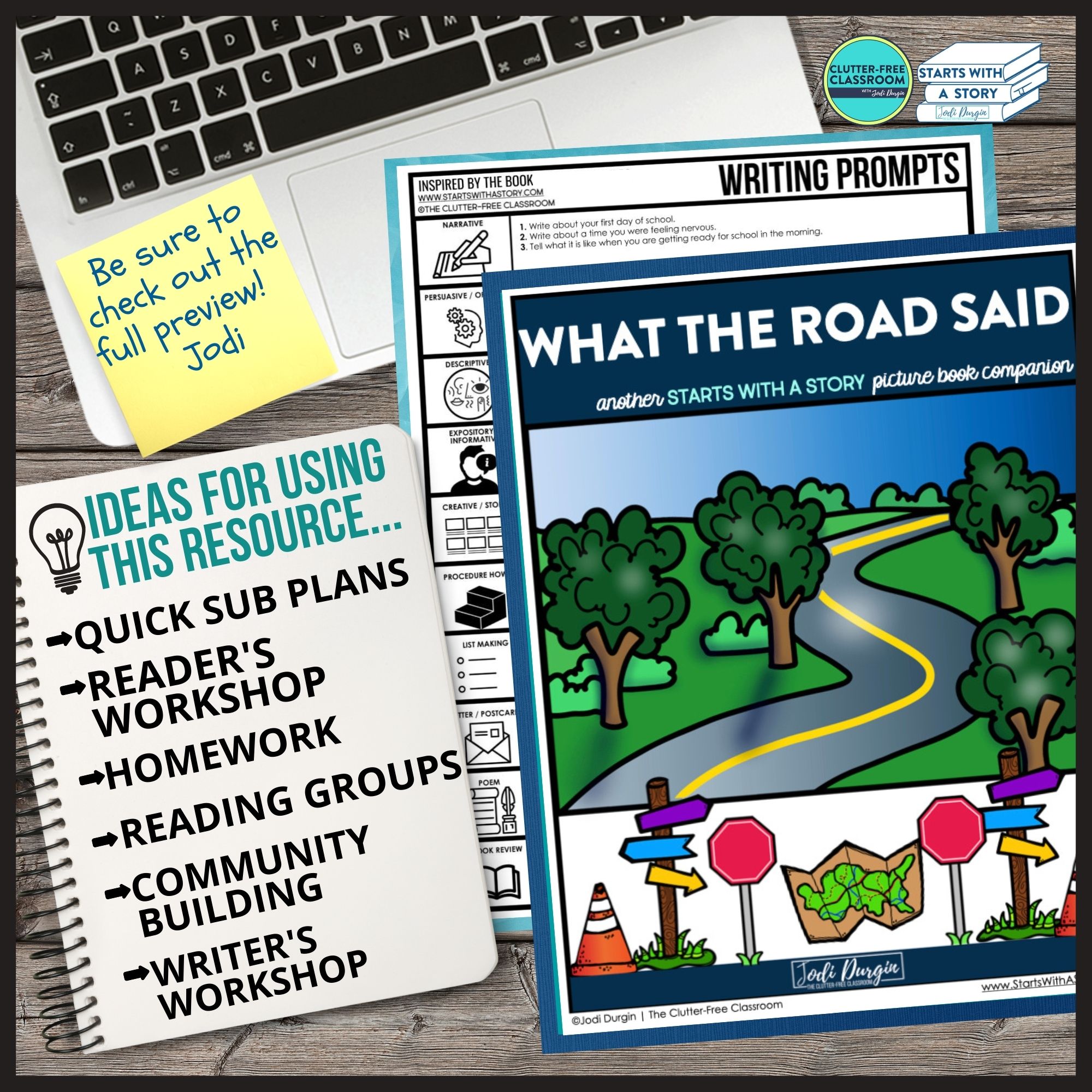 What the Road Said Activities and Lesson Plans for 2026 - Teaching with ...