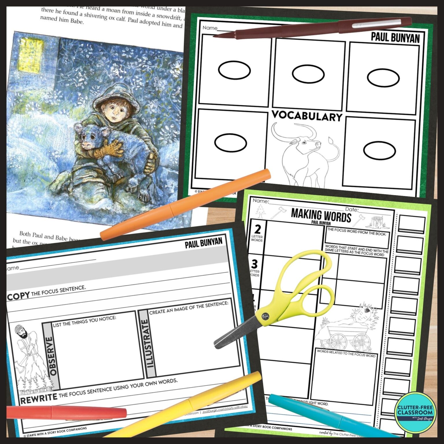 Paul Bunyan Activities and Lesson Plans for 2025 - Teaching with Jodi ...