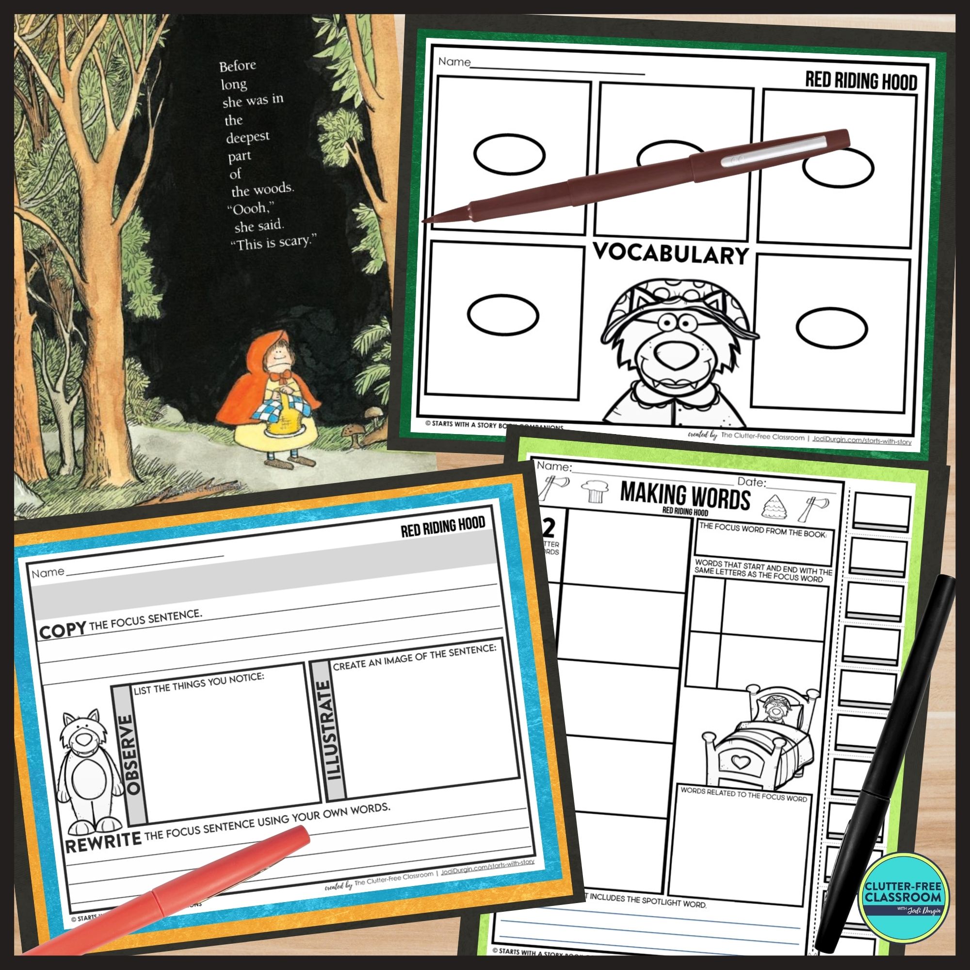 Red Riding Hood Activities and Lesson Plans for 2025 - Teaching with ...