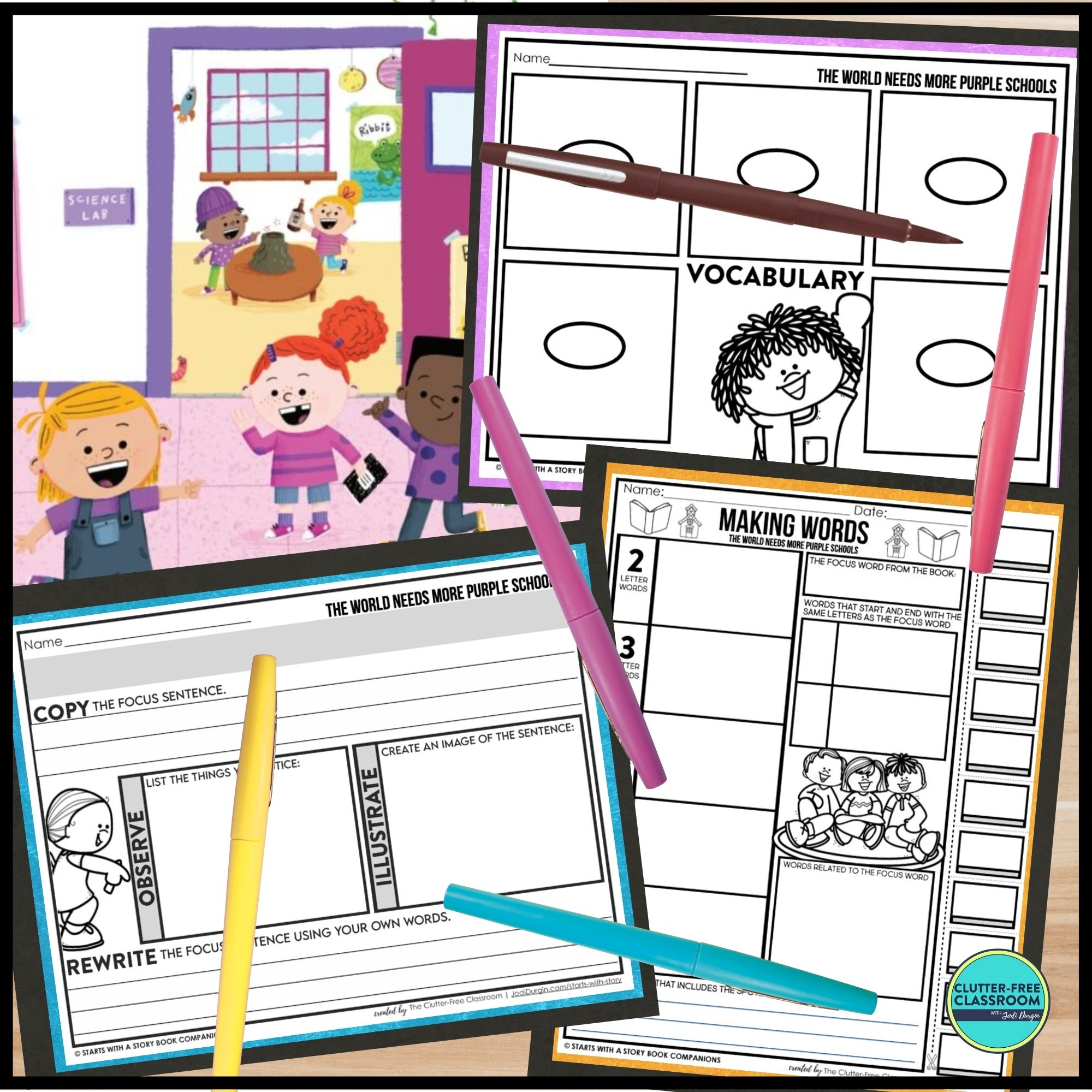 The World Needs More Purple Schools Activities and Lesson Plans for ...