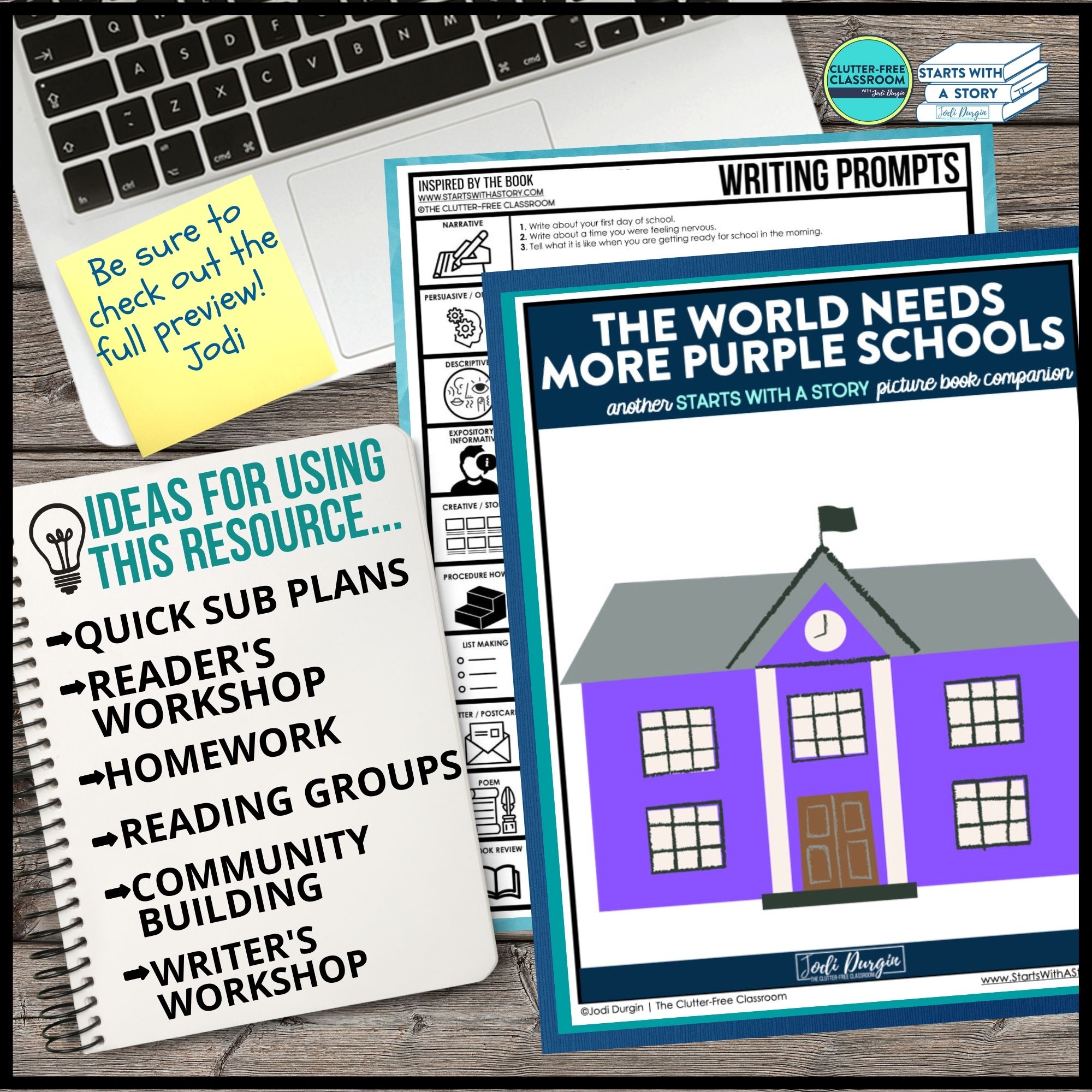 The World Needs More Purple Schools Activities and Lesson Plans for 2025 - Teaching with Jodi ...