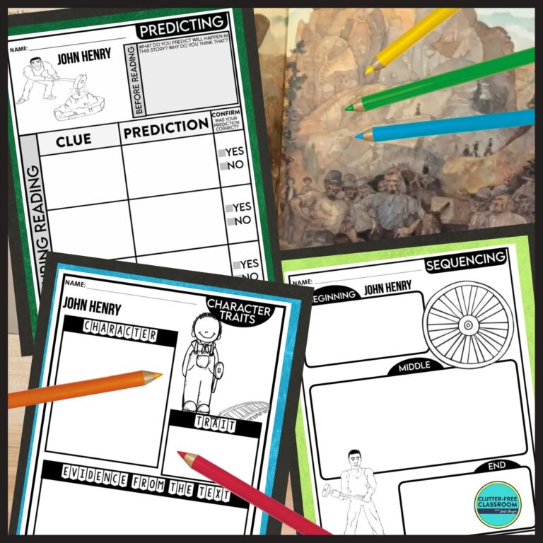 John Henry Activities and Lesson Plans for 2025 - Teaching with Jodi ...