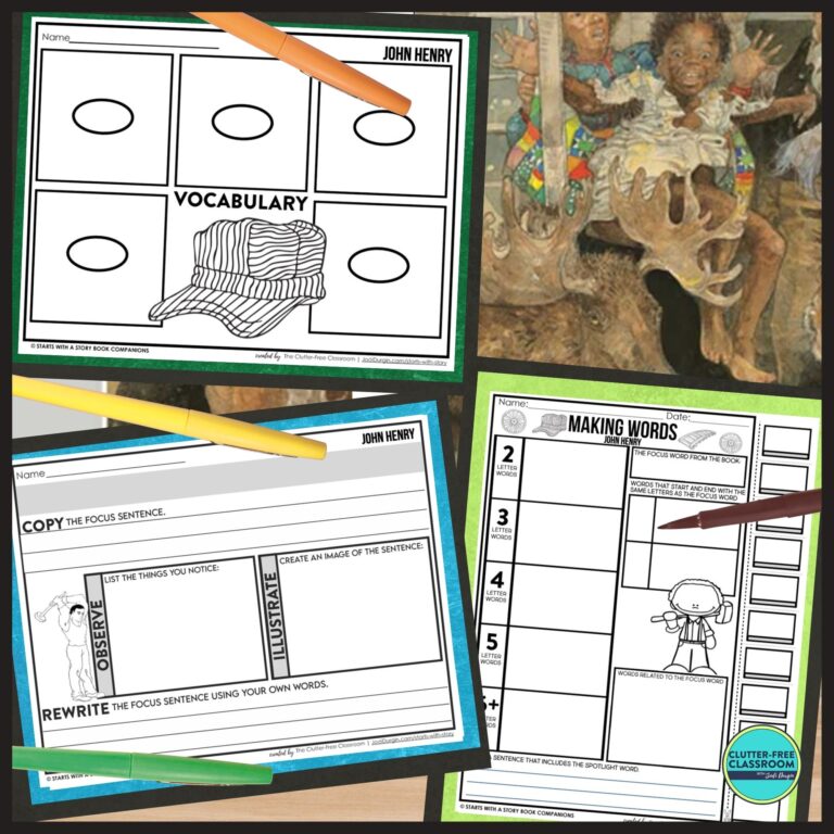 John Henry Activities and Lesson Plans for 2025 - Teaching with Jodi ...