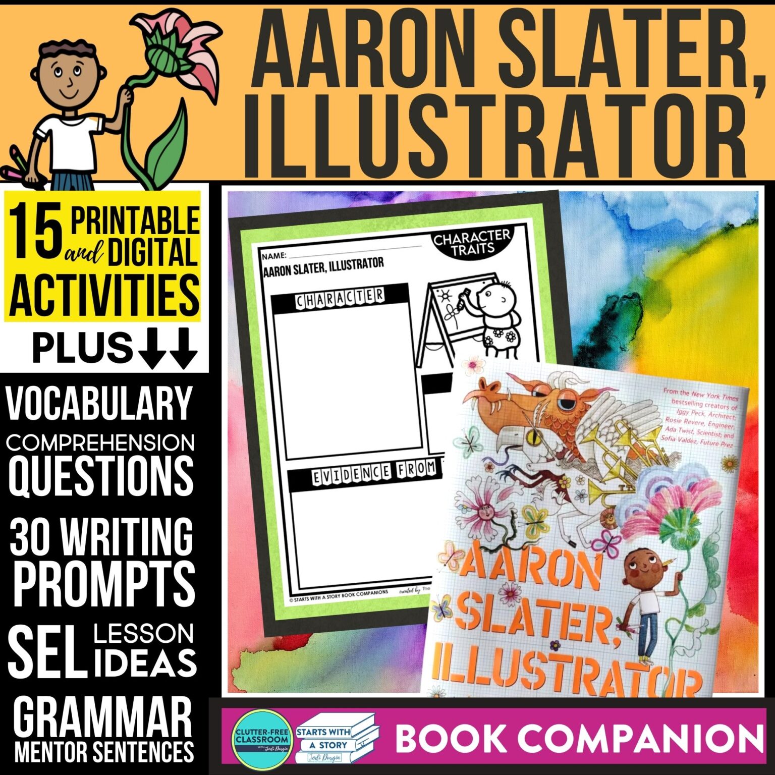 Aaron Slater, Illustrator Activities and Lesson Plans for 2025 ...