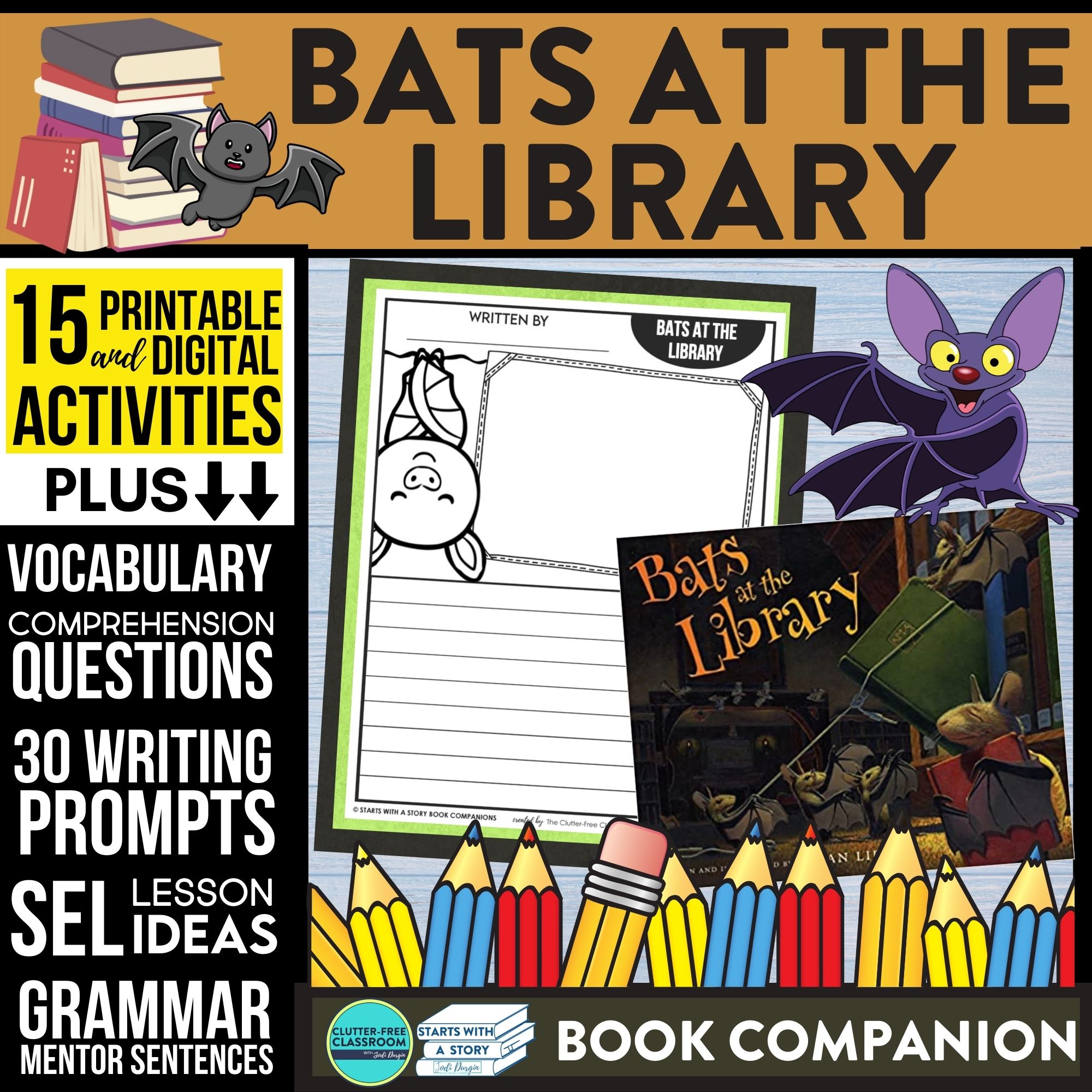 Bat Picture Books for Elementary Teachers in 2024 - Teaching with Jodi ...