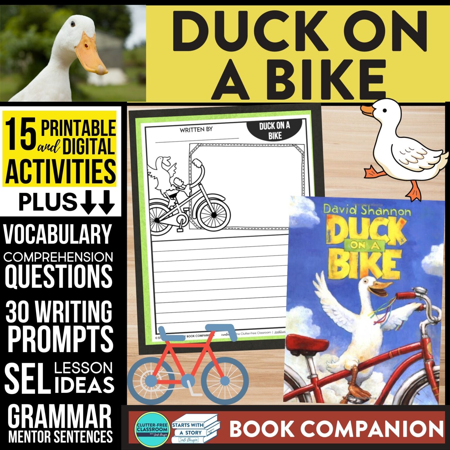 Duck on a Bike Activities and Lesson Plans for 2025 - Teaching with ...