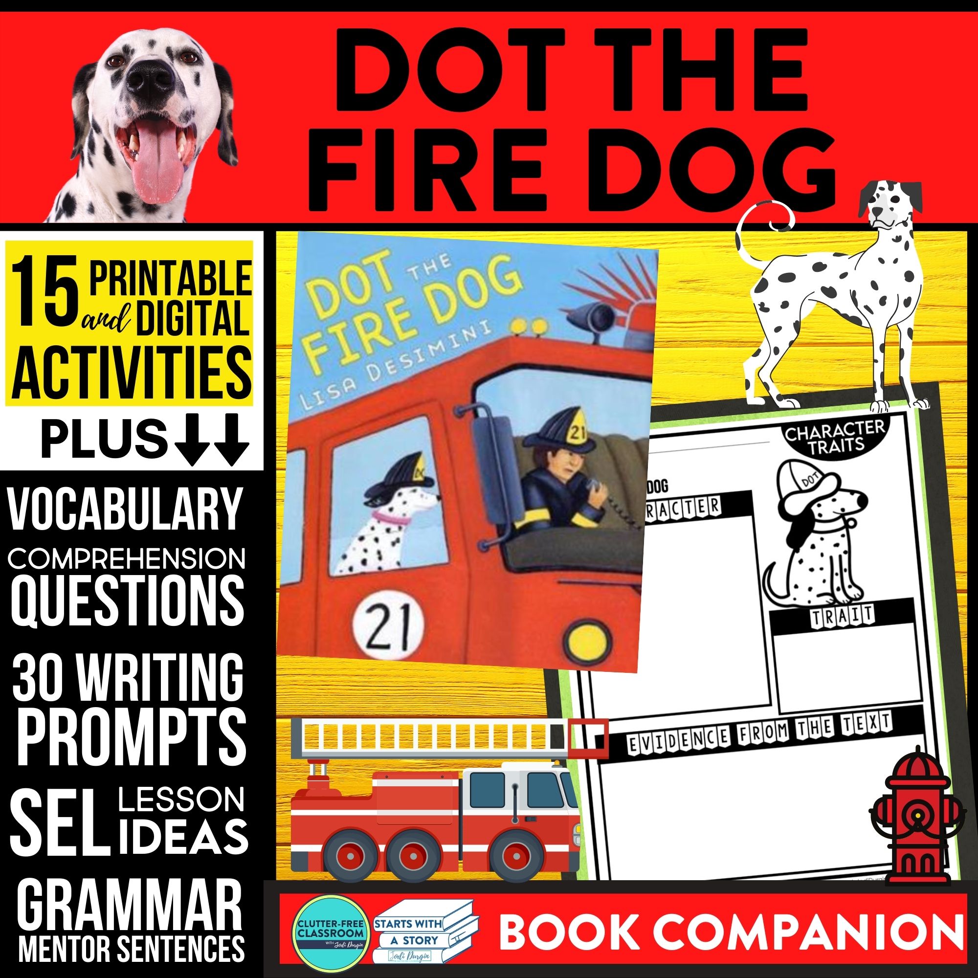 Dot the Fire Dog Activities and Lesson Plans for 2025 - Teaching with ...