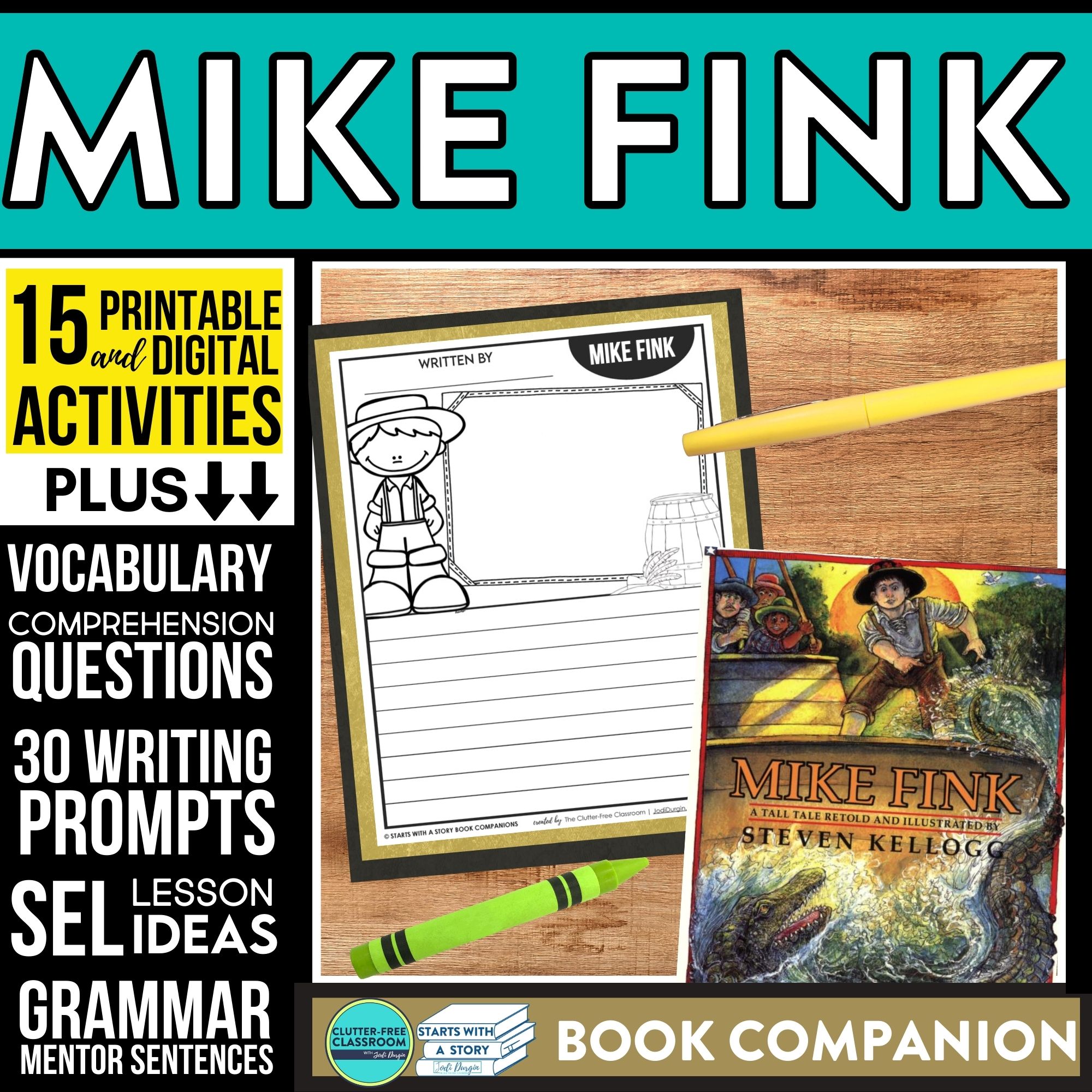 Mike Fink Activities and Lesson Plans for 2023 - Clutter-Free Classroom ...