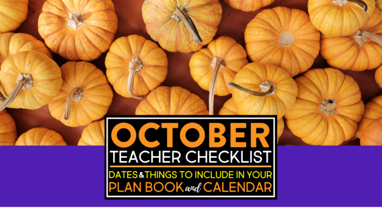 Teaching in October: What Elementary Teachers Need to Know in 2025 ...