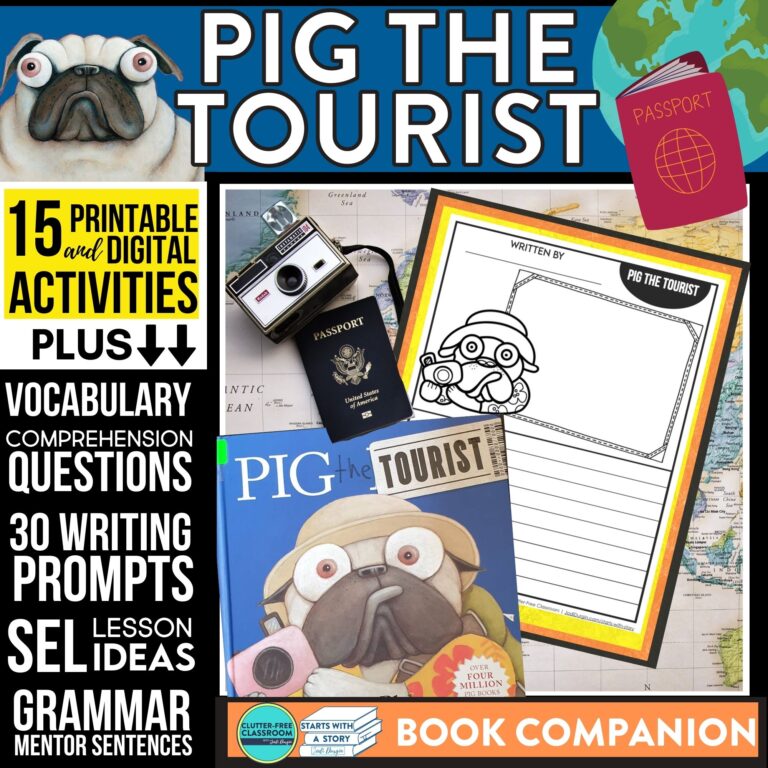 Pig the Pug Activities for Elementary Teachers in 2024 - Teaching with ...