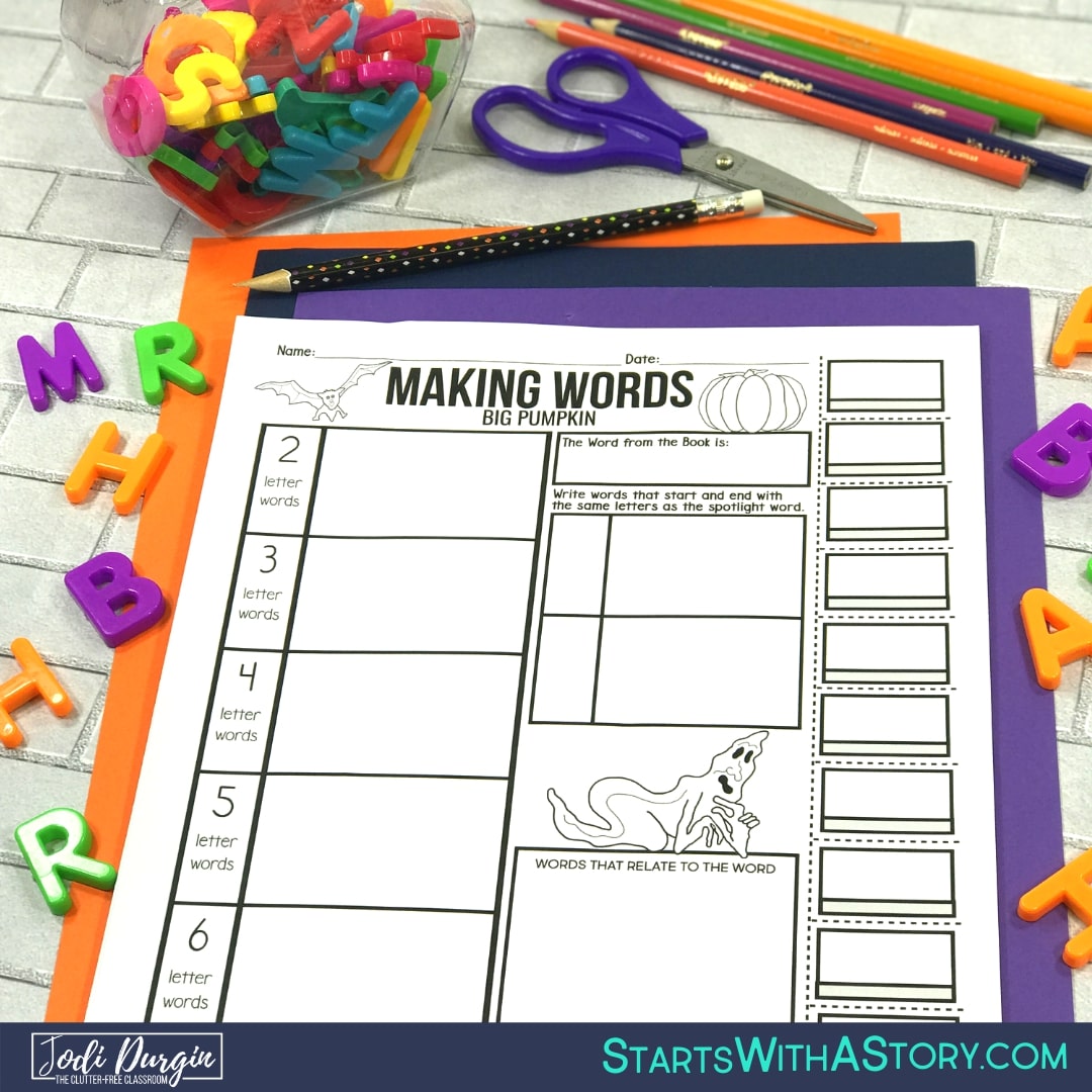 Big Pumpkin Activities and Lesson Plans for 2025 - Teaching with Jodi ...