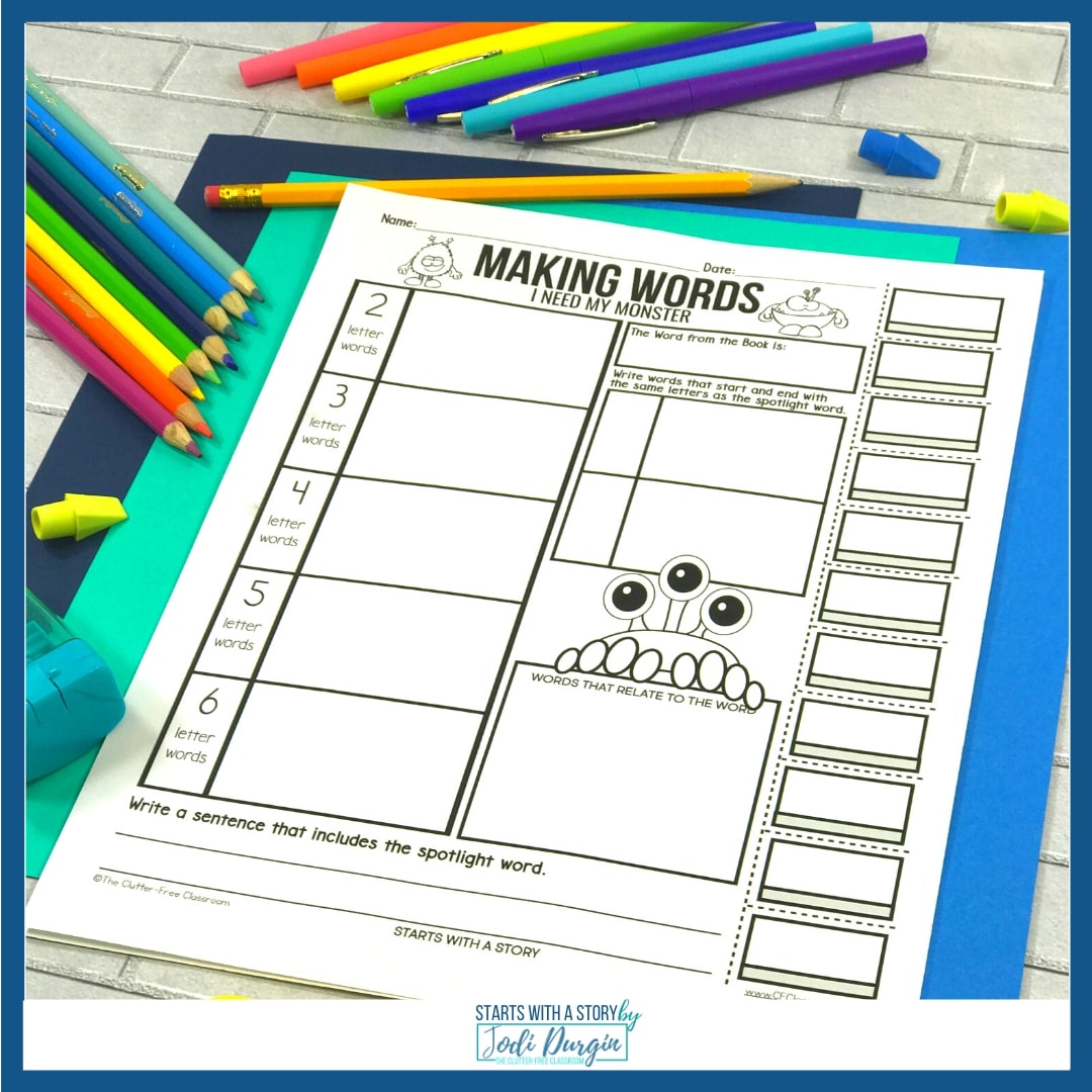 I Need My Monster Activities and Lesson Plans for 2026 - Teaching with ...