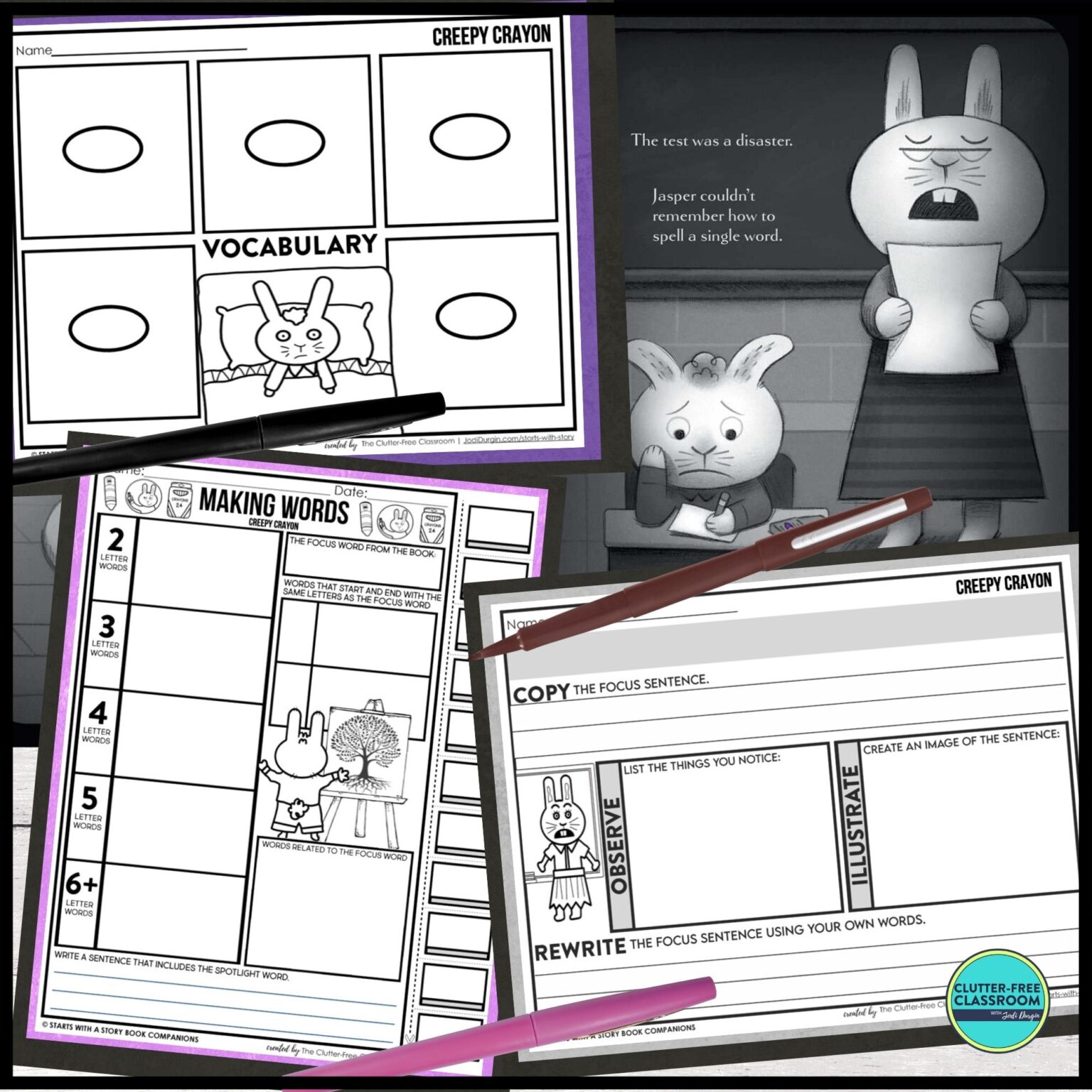 Creepy Crayon Activities and Lesson Plans for 2026 - Teaching with Jodi ...