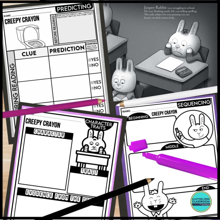 Creepy Crayon Activities and Lesson Plans for 2025 - Teaching with Jodi ...