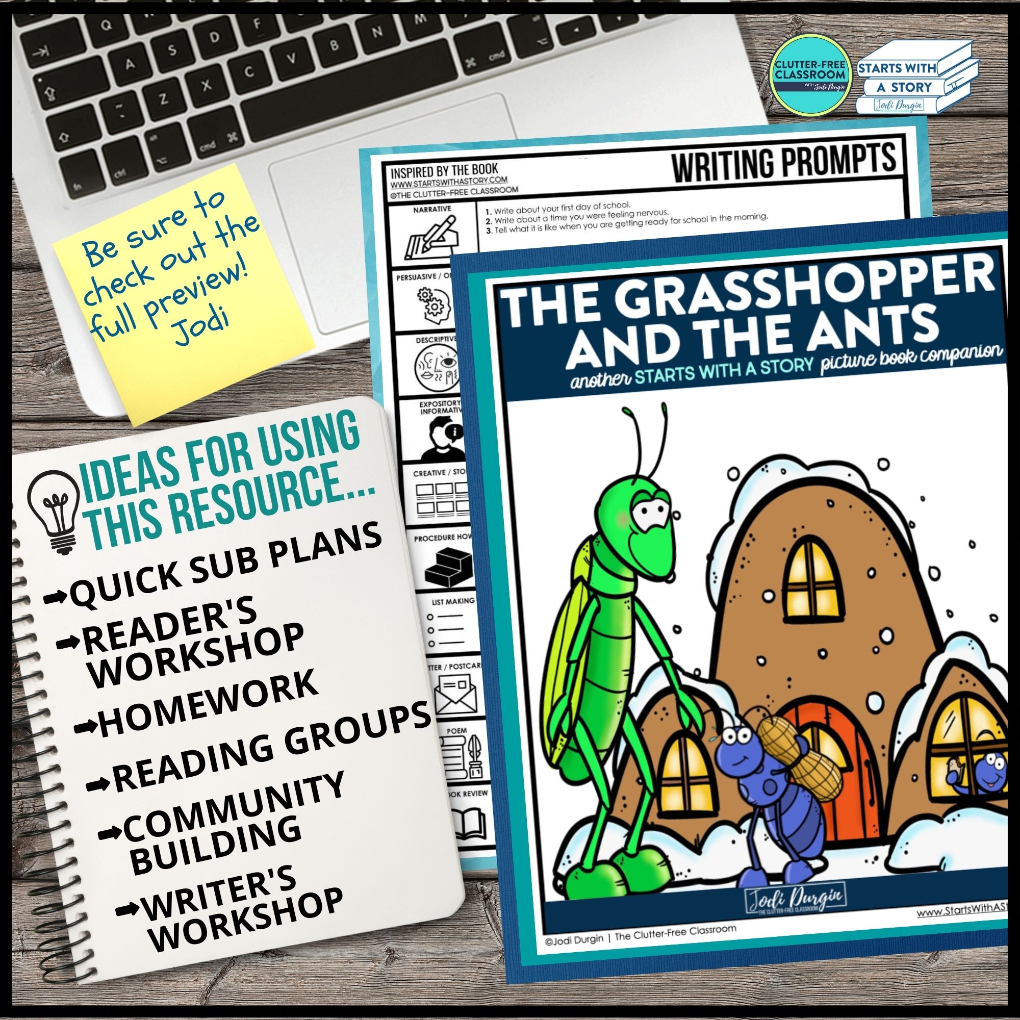 The Grasshopper and the Ants Activities and Lesson Plans for 2025 ...