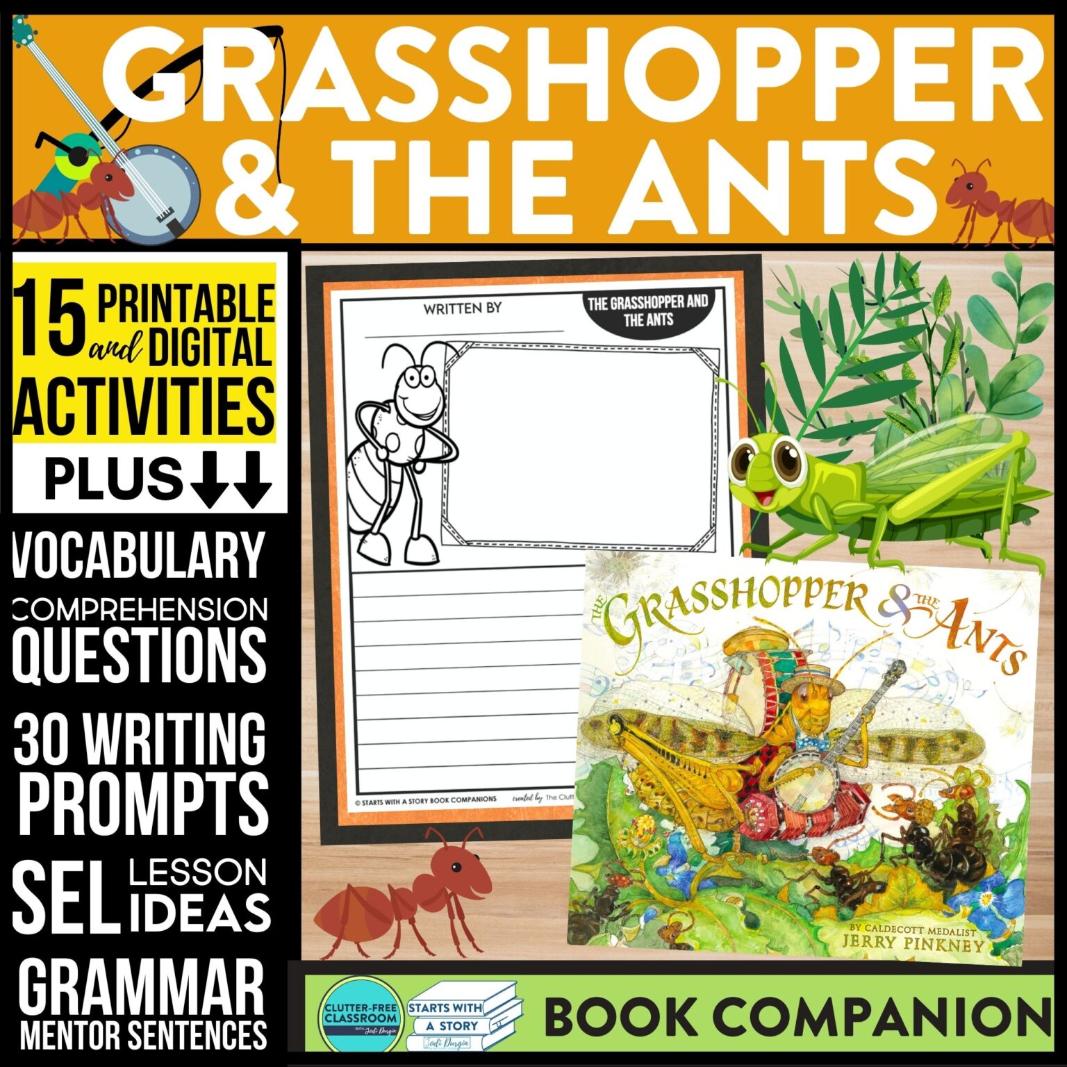 The Grasshopper and the Ants Activities and Lesson Plans for 2025 ...