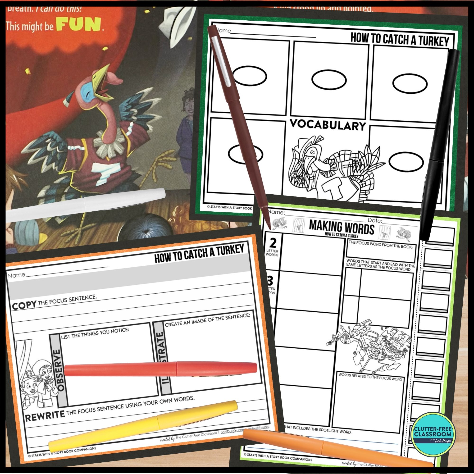 How to Catch a Turkey Activities and Lesson Plans for 2025 - Teaching ...