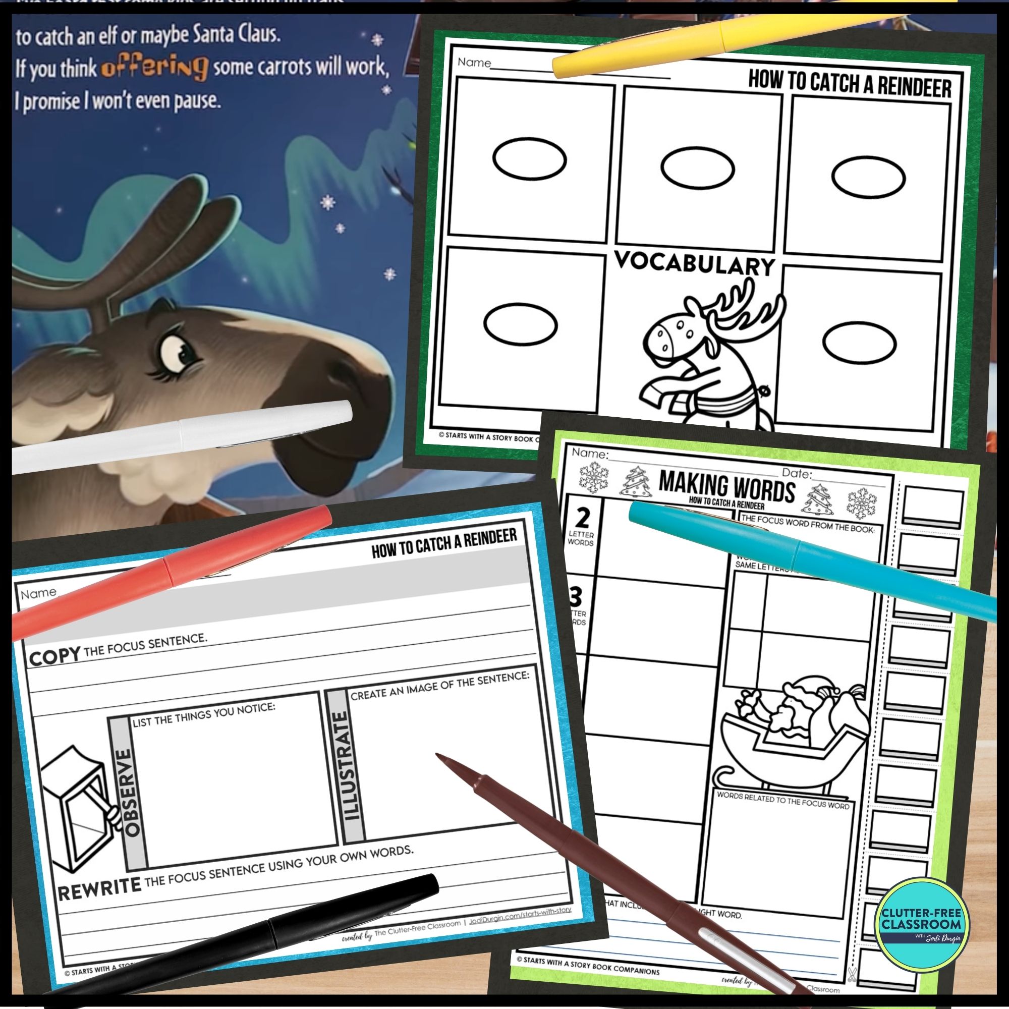 How to Catch a Reindeer Activities and Lesson Plans for 2025 - Teaching ...