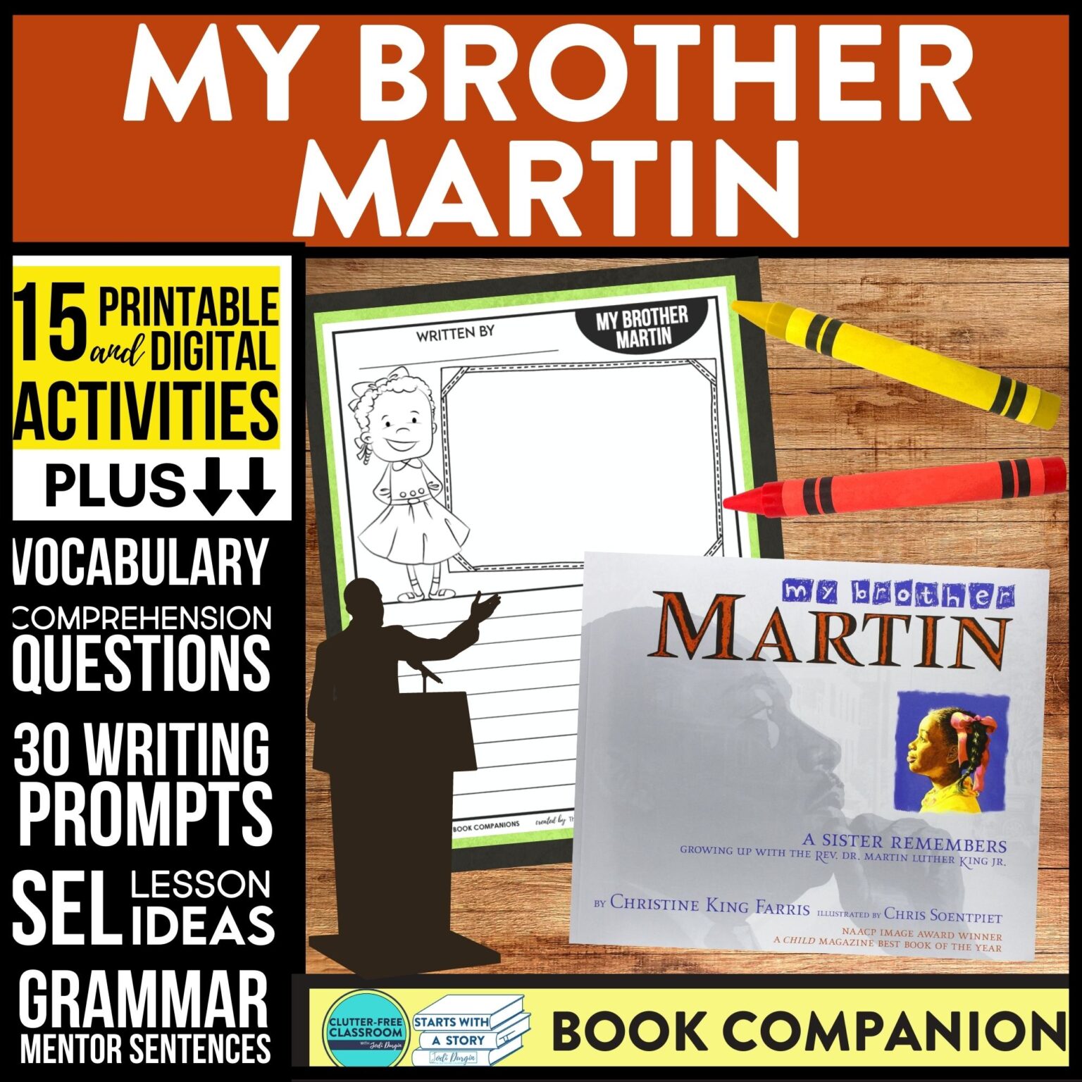 My Brother Martin Activities and Lesson Plans for 2025 - Teaching with ...