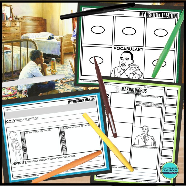 My Brother Martin Activities and Lesson Plans for 2025 - Teaching with ...