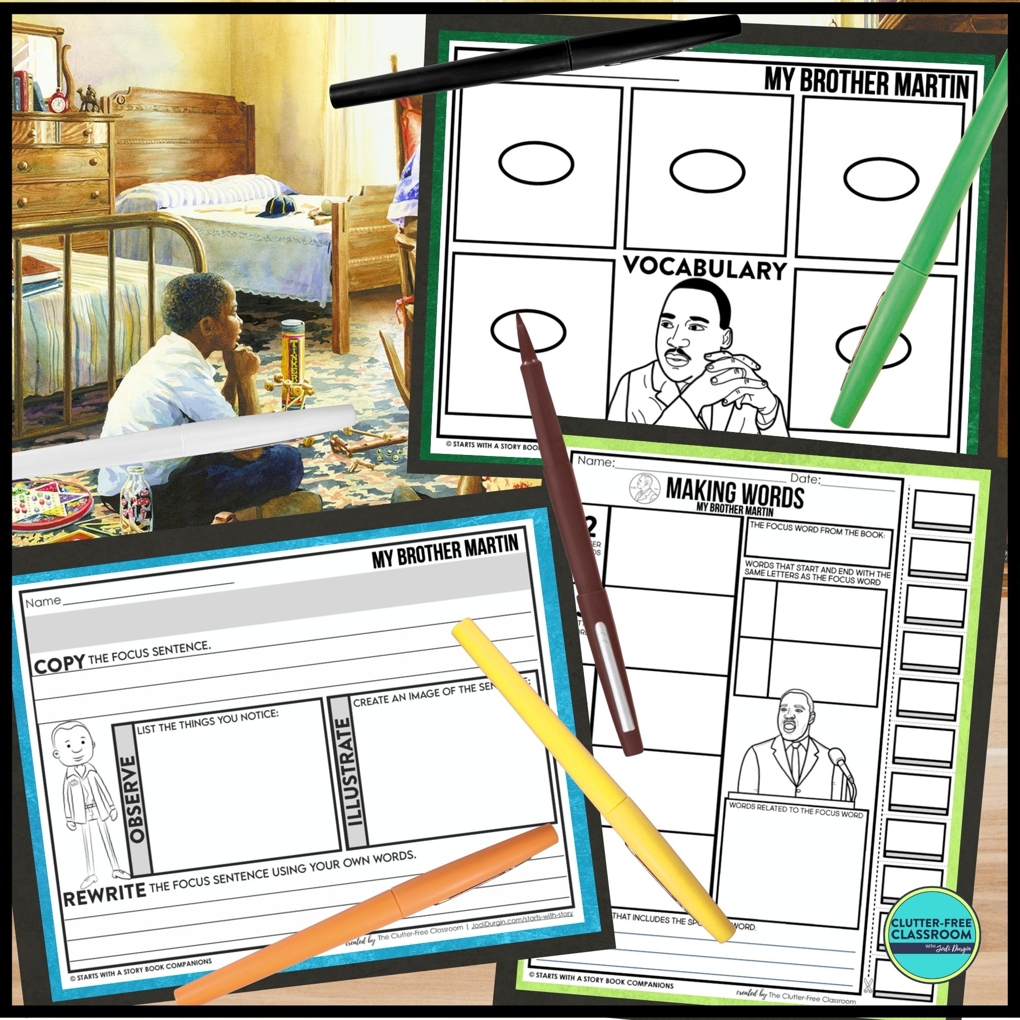 My Brother Martin Activities and Lesson Plans for 2024 - Teaching with ...