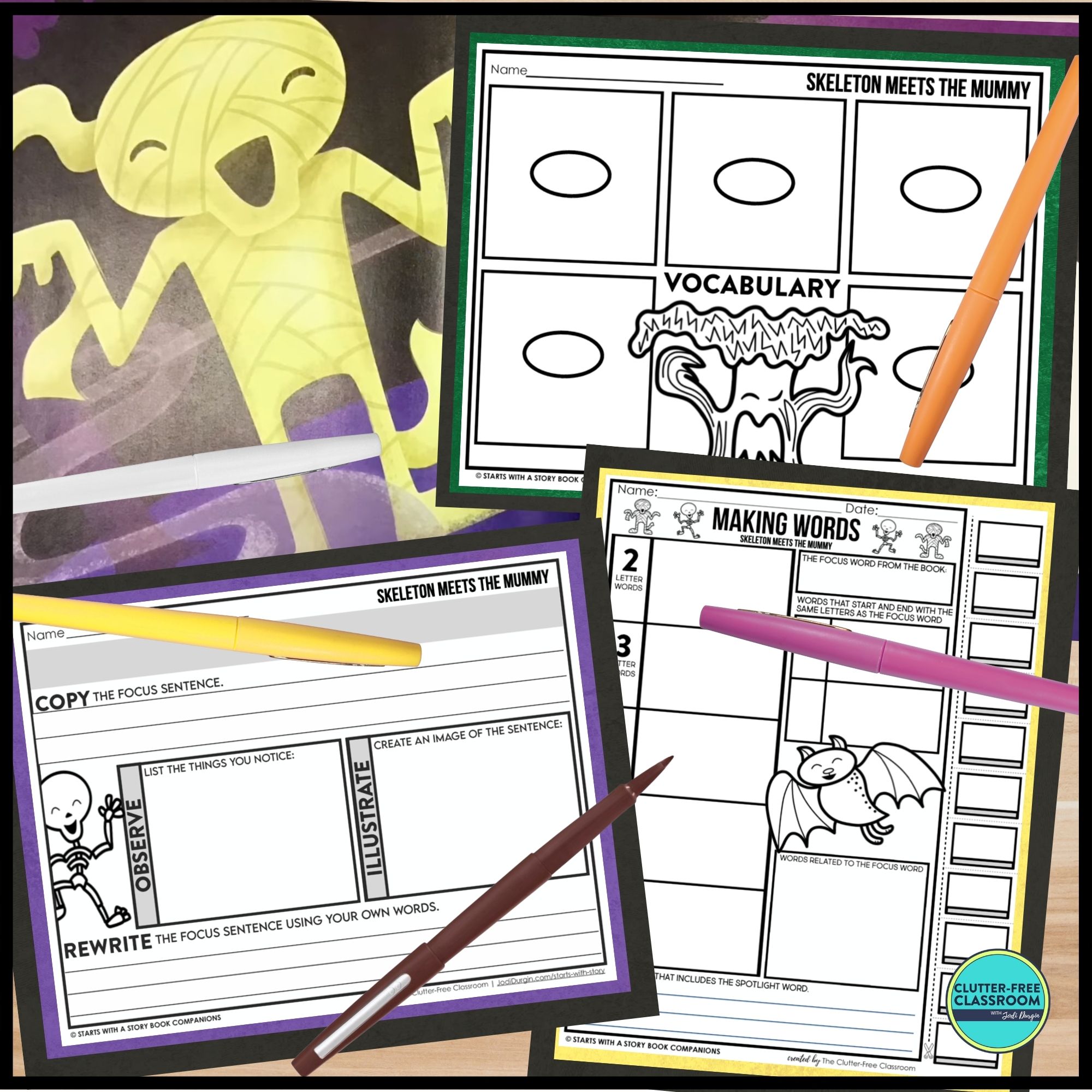 Skeleton Meets the Mummy Activities and Lesson Plans for 2025 ...