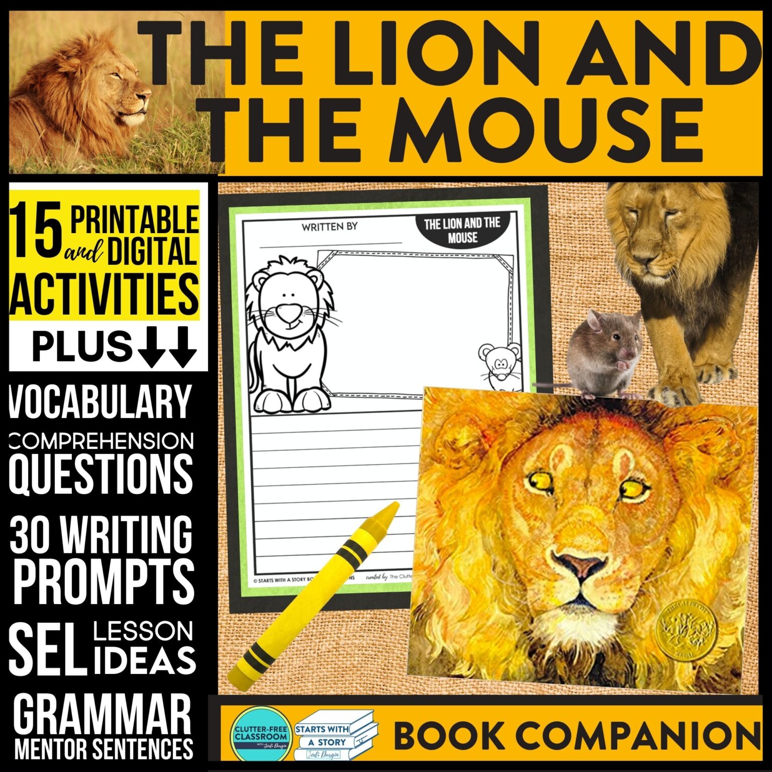 The Lion and the Mouse Activities and Lesson Plans for 2025 - Teaching ...