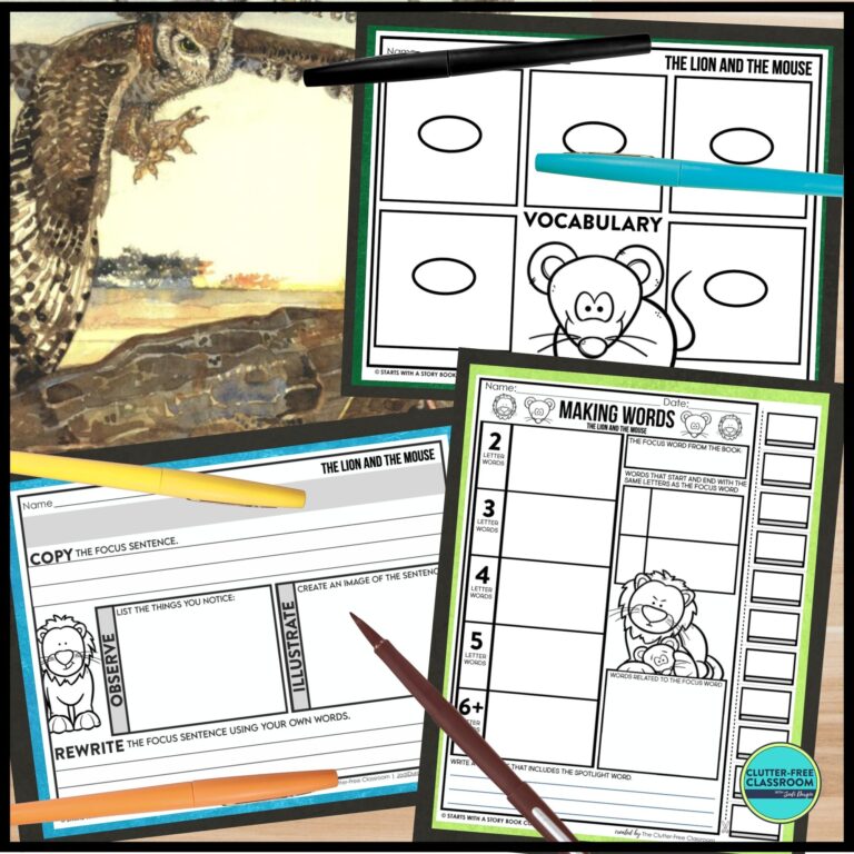 The Lion and the Mouse Activities and Lesson Plans for 2025 - Teaching ...