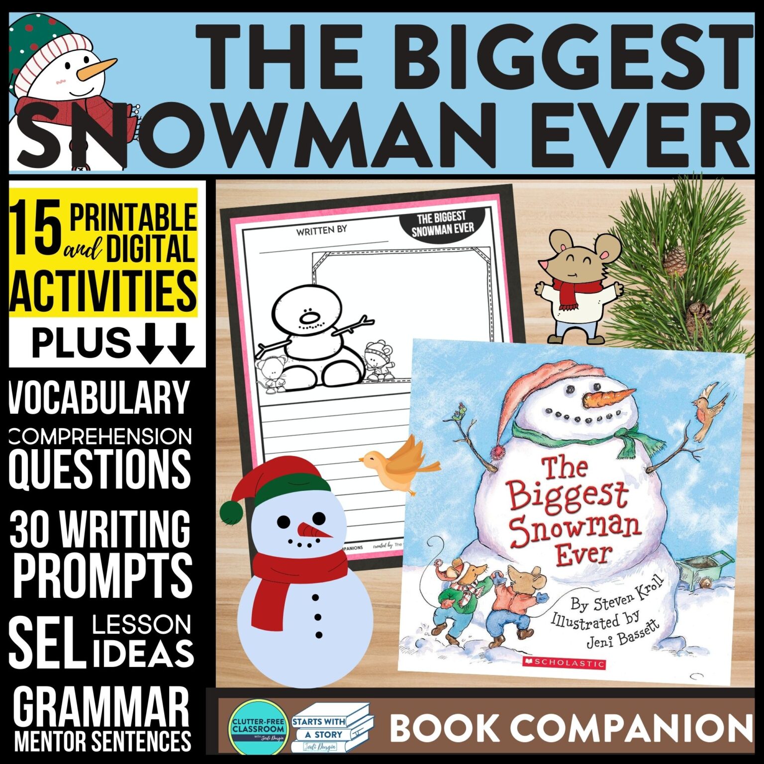 The Biggest Snowman Ever Activities and Lesson Plans for 2024 ...
