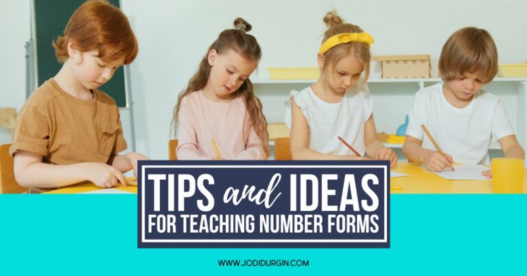 Number Forms Teaching Tips and Ideas for 2025 - Teaching with Jodi ...