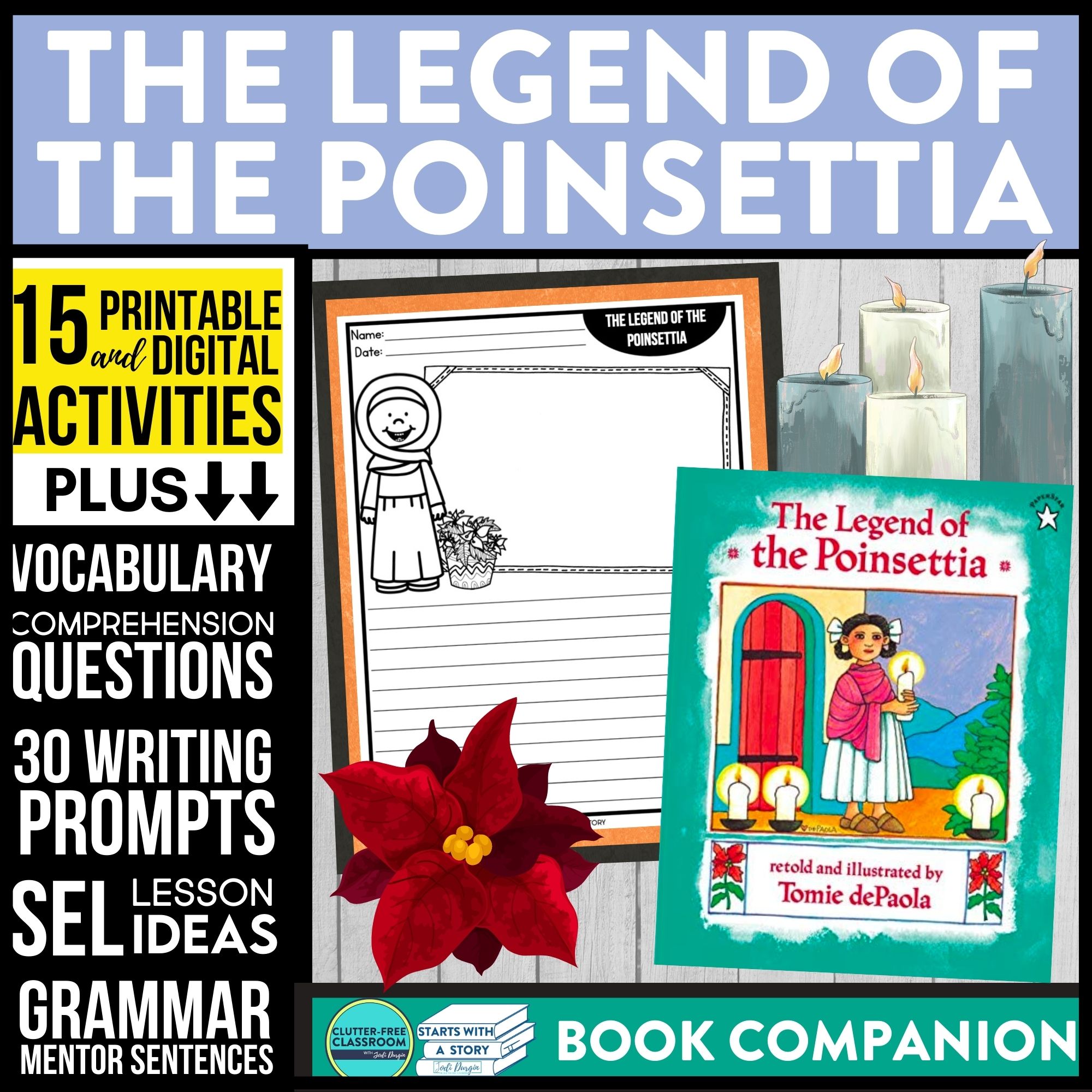 The Legend of The Poinsettia Activities and Lesson Plans for 2024 ...