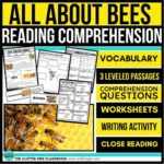 Bee Reading Comprehension Activities for 2nd, 3rd, and 4th Grade ...