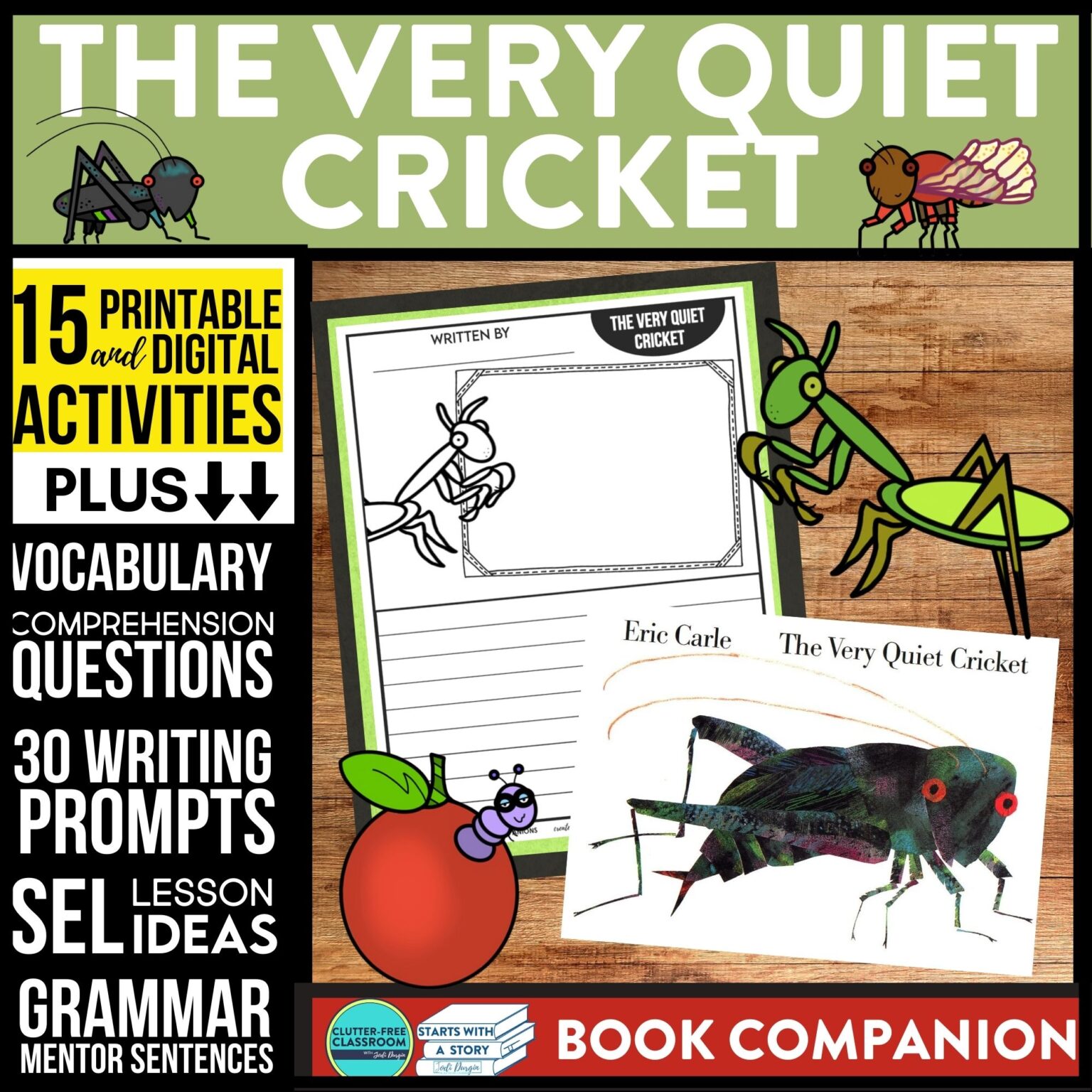 The Very Quiet Cricket Activities and Lesson Plans for 2024 - Teaching ...