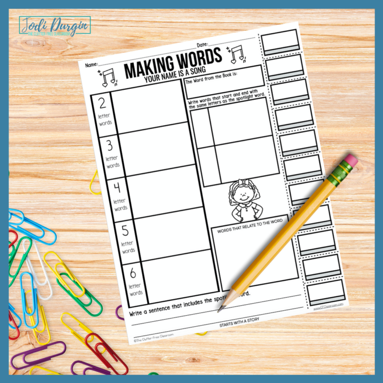 Your Name is a Song Activities and Lesson Plans for 2025 - Teaching ...