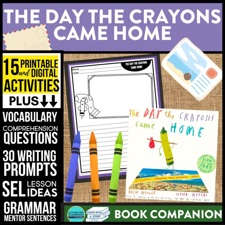 The Day The Crayons Came Home Activities and Lesson Plans for 2025 ...