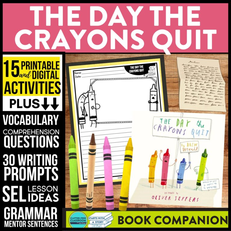 The Day The Crayons Quit Activities and Lesson Plans for 2025 ...