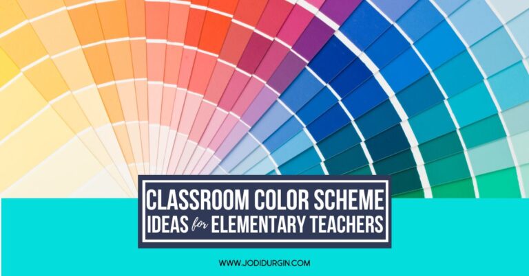 Classroom Color Scheme Ideas for Elementary Teachers - Teaching with ...