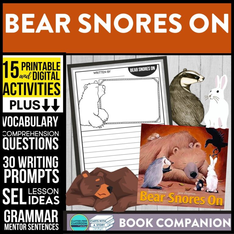 Bear Snores On Activities and Lesson Plans for 2025 - Teaching with ...