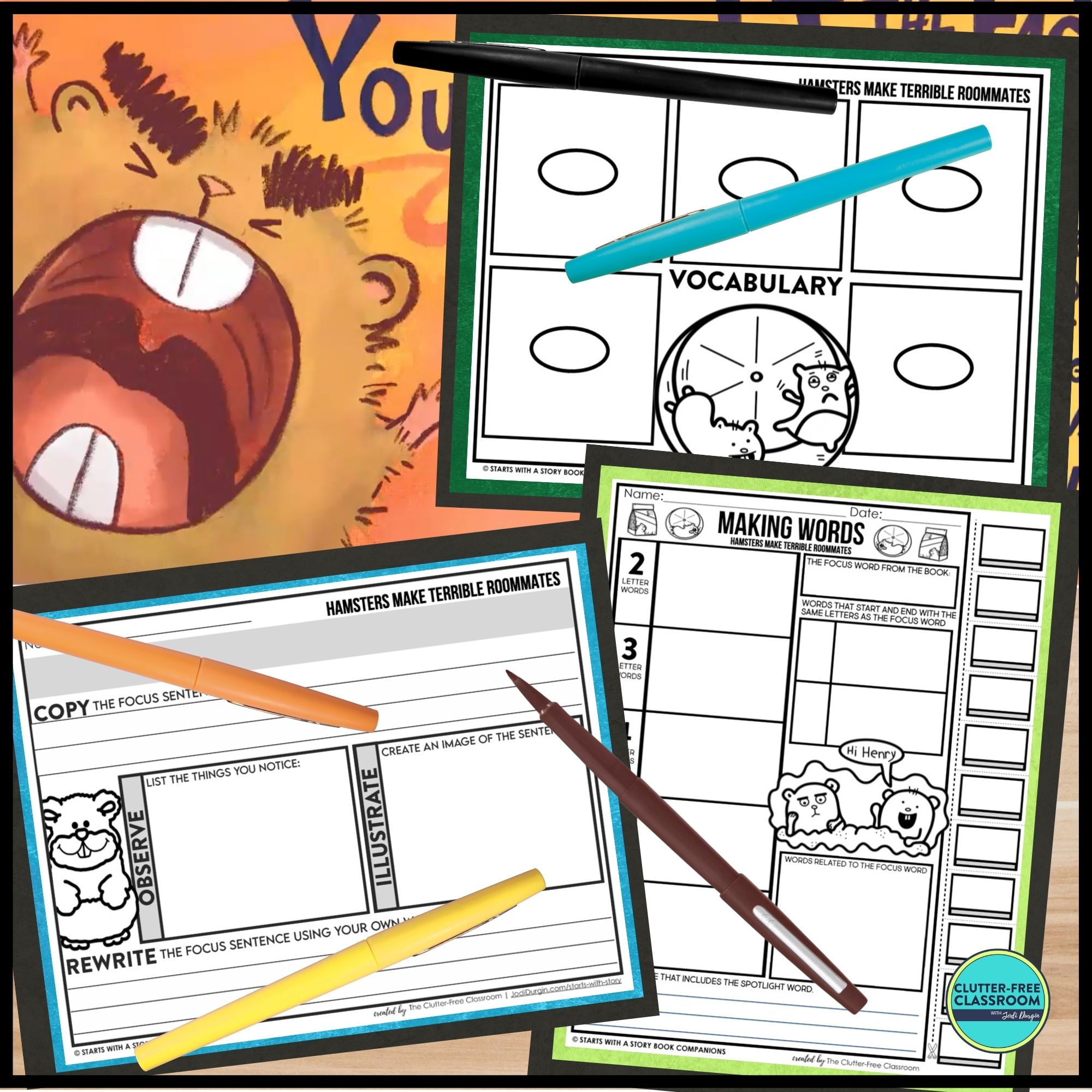 Hamsters Make Terrible Roommates Activities and Lesson Plans for 2025 ...